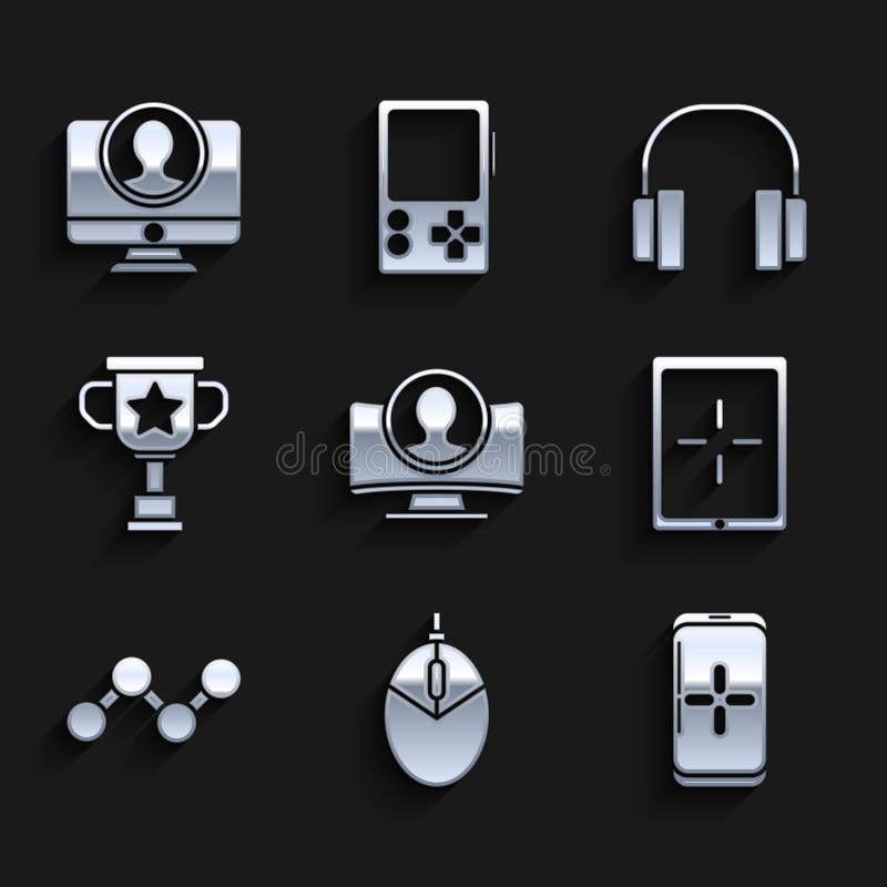 Set Create Account Screen, Computer Mouse Gaming, Smartphone and ...