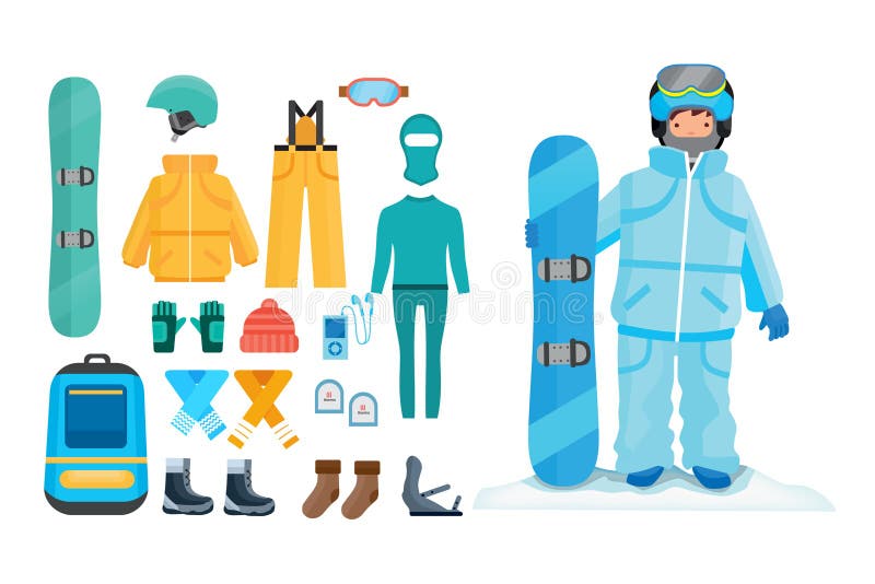 Set for Creating Character, Clothes, Equipment, Elements of the ...