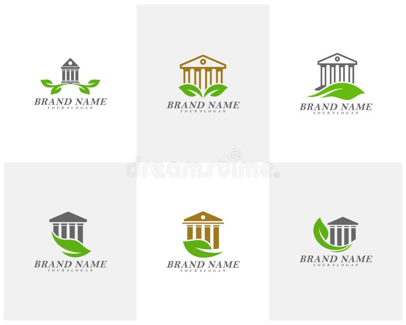 Creative Government Building Logo Template Vector, Icon Symbol Stock ...