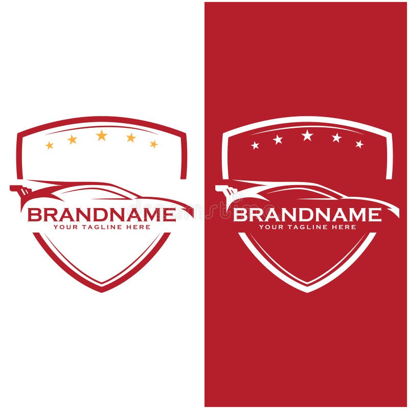 Racing Car Logo Illustration Design Stock Illustration - Illustration ...