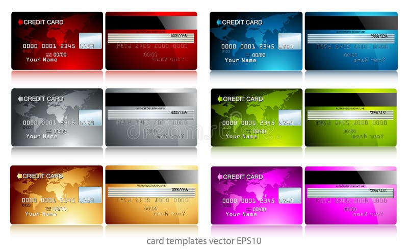 Business cards stock vector. Illustration of beautiful - 6890596