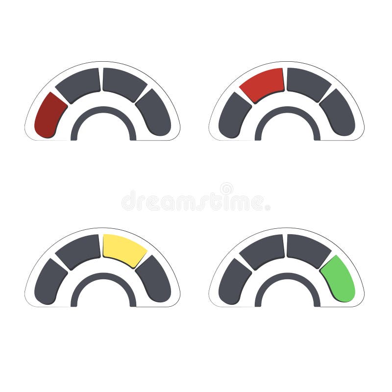 Credit Score Bar Indicator, Lighting Button Stock Vector - Illustration ... Credit Score Bar Indicator, Lighting Button Stock Vector - Illustration ...