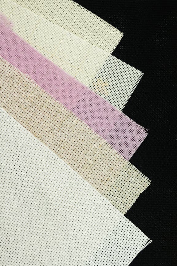 Set for Cross Stitch. Canvas. Stock Photo - Image of fabric, cross ...