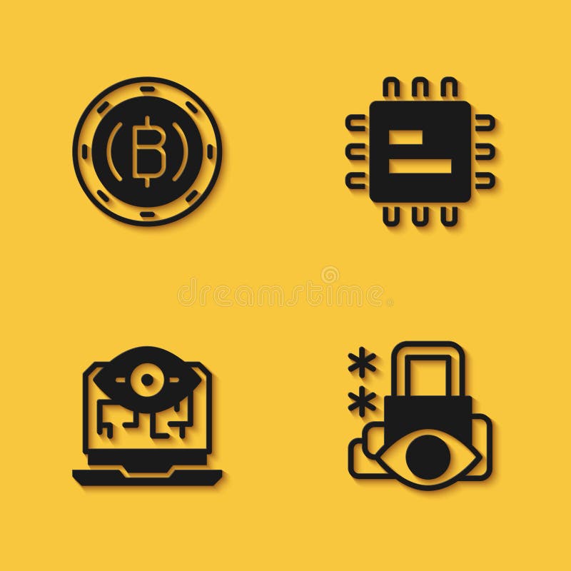 Bitcoin Cyber Currency, Close Up, Golden Coin, Blue Digital Background ...