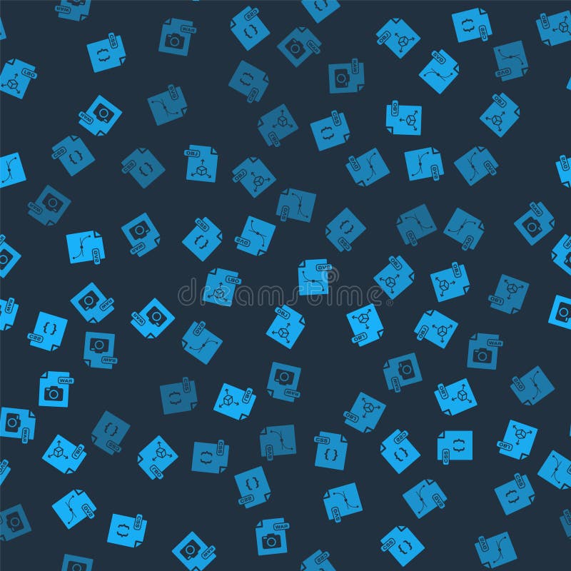Set CSS File Document, OBJ, SVG and RAW on Seamless Pattern. Vector ... Set CSS File Document, OBJ, SVG and RAW on Seamless Pattern. Vector ...