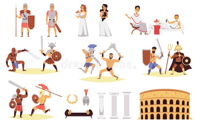 Ancient Roman History Stock Illustrations – 25,194 Ancient Roman ...