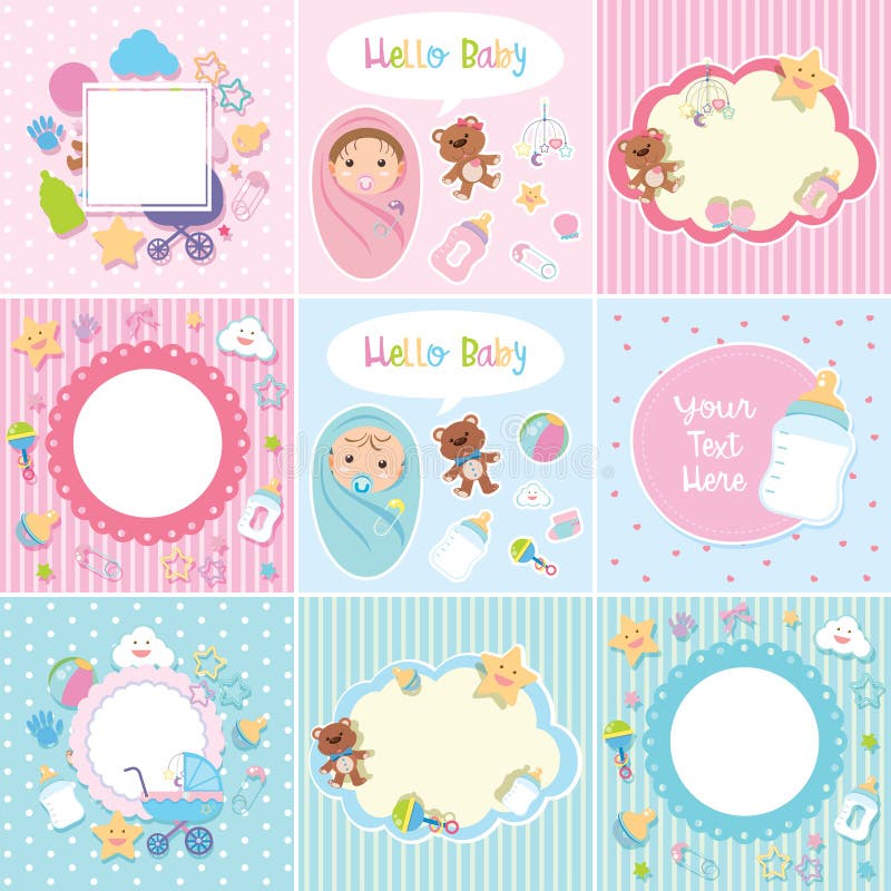 Baby border / frame stock vector. Illustration of clipart - 10633730