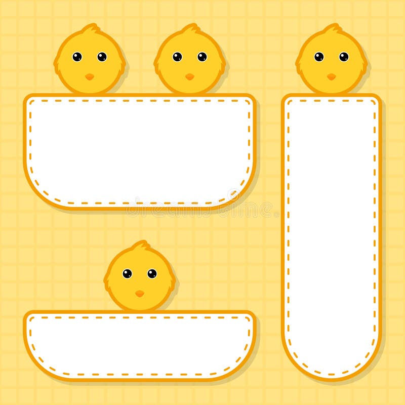 Chicken with Square Frame for Banner, Poster, and Greeting Card Stock ...