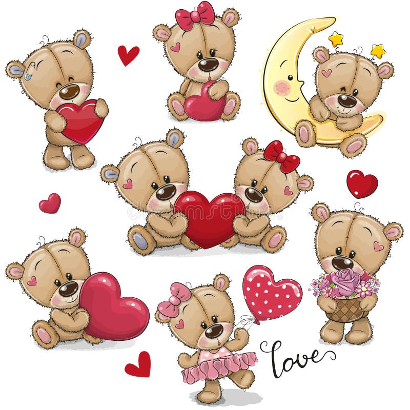 Cute Cartoon Teddy Bear