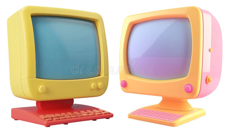 Desktop Computer Cartoon Stock Illustrations – 31,790 Desktop Computer ...