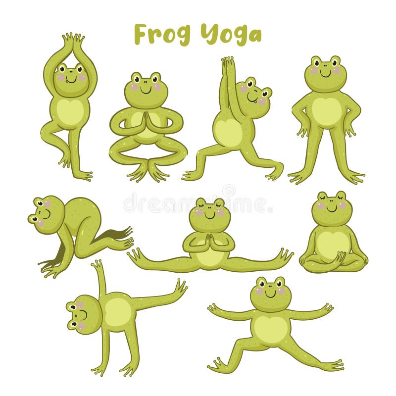 Yoga Frogs Stock Illustrations – 19 Yoga Frogs Stock Illustrations ...