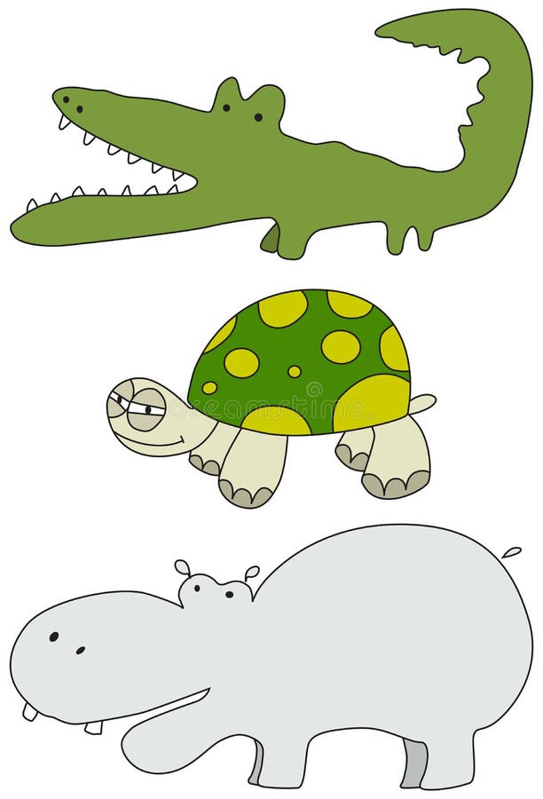 Frog and Turtle stock vector. Illustration of drawing - 3868151