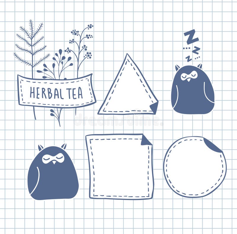 Set of Cute Labels, Stickers, Frames for Text. Kids Tag for Text ...