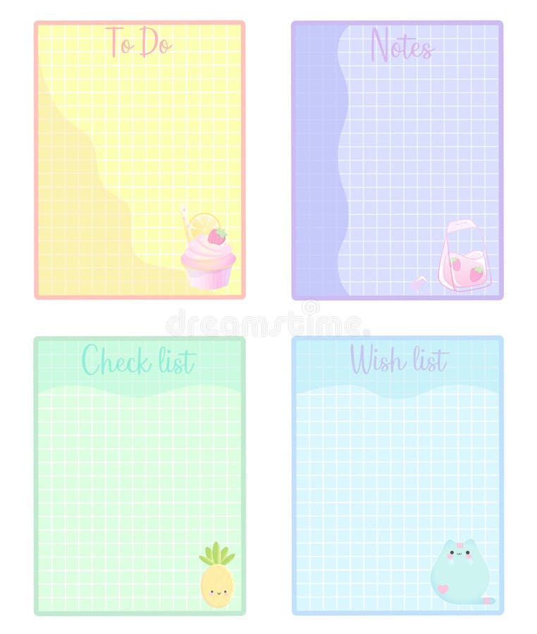 Cute Check List Stock Illustrations – 1,976 Cute Check List Stock ...