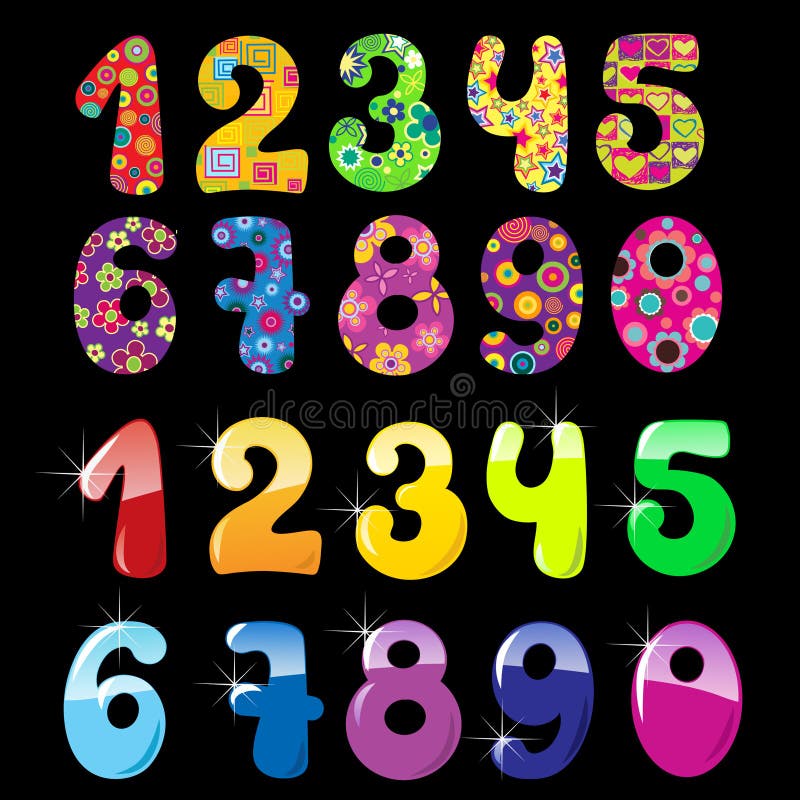 Cute Numbers Stock Illustrations – 28,539 Cute Numbers Stock ...