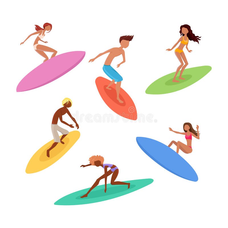 Surfing Characters Stock Illustrations – 1,241 Surfing Characters Stock ...