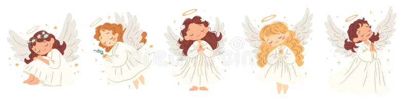 Children's Angels Stock Illustrations – 90 Children's Angels Stock ...
