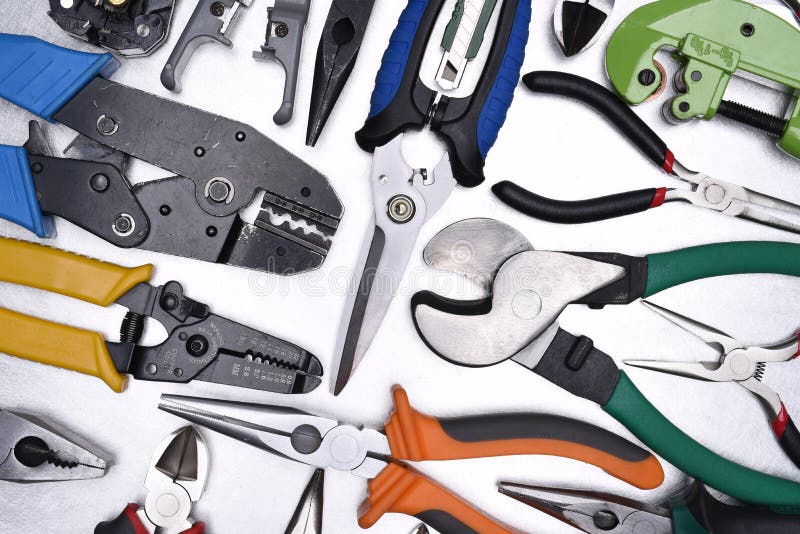 Set of cutter tools stock image. Image of pencil, mechanic - 88283909