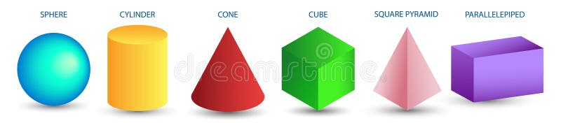 2d Shapes Cone Cylinder Stock Illustrations – 95 2d Shapes Cone ...