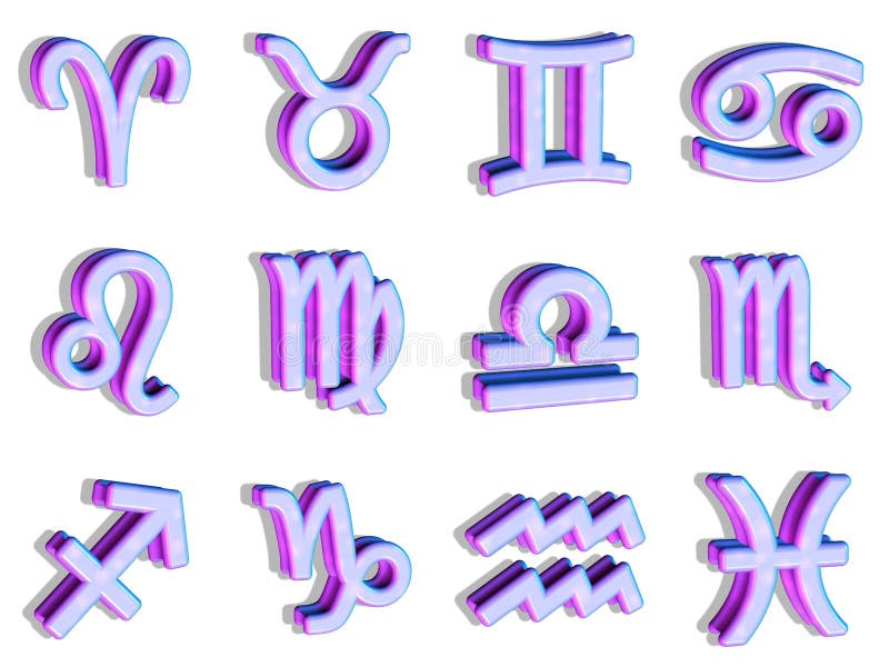 12 Zodiac Icons Set Stock Illustrations – 168 12 Zodiac Icons Set Stock ...