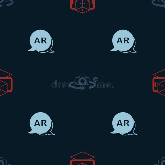 Set 3d Modeling, 360 Degree View and Augmented Reality AR on Seamless ...