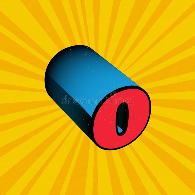 Set of 3d Numbers in Comic Style, 3d Rendering, Graphic Design and ...