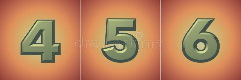 Numbers Five Six Stock Illustrations – 7,184 Numbers Five Six Stock ...