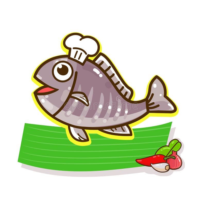 Logo Damsel Fish Character Vector Stock Vector - Illustration of faith ...