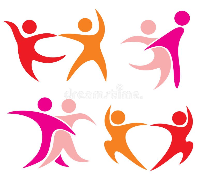 Abstract Ballroom Dancers/eps Stock Vector - Illustration of dancing ...