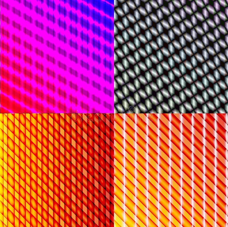 Set of Dark Abstract Spectrum Background Lines. Stock Vector ...