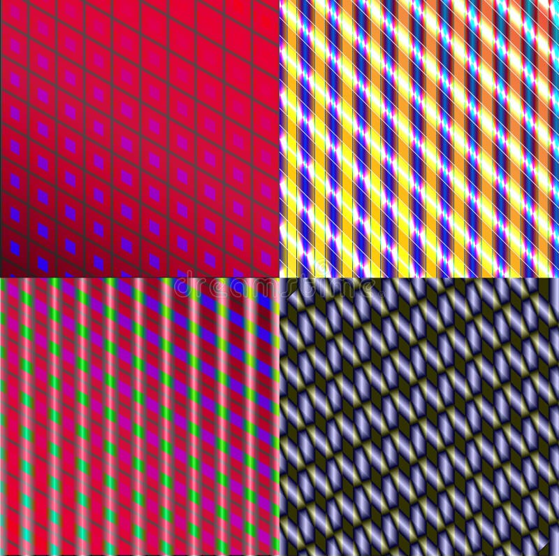 Set of Dark Abstract Spectrum Background Lines Stock Vector ...