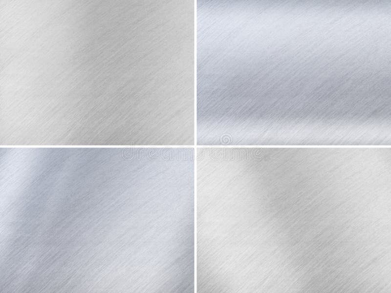 Set of Dark and Light Grey Metal Textures Stock Illustration ...
