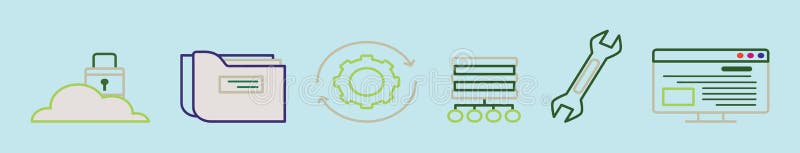 Database Illustration Cartoon Icon Stock Illustrations – 3,393 Database ...