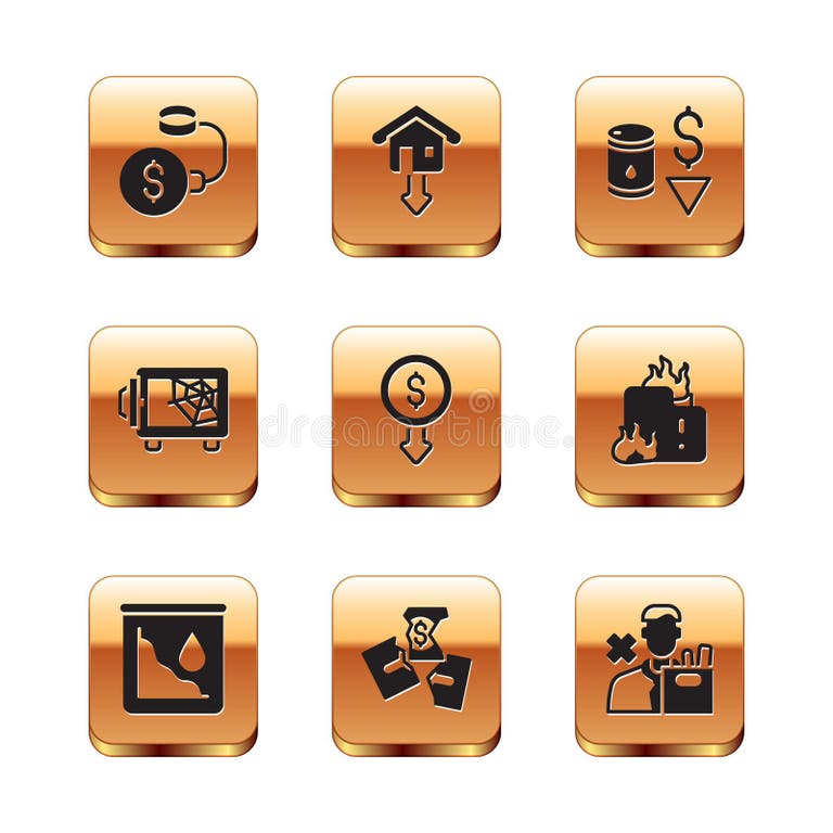 Set Debt Ball Chained To Coin, Drop Crude Oil Price, Tearing Money Banknote, Dollar Rate ...