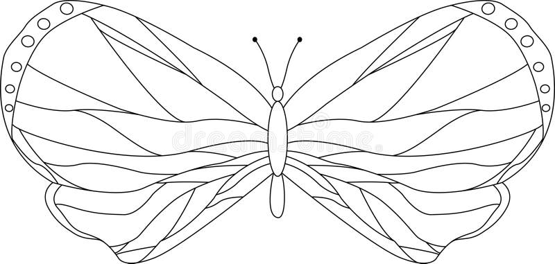 Set of Decorative Butterflies. Set of Butterflies Silhouettes Isolated ...