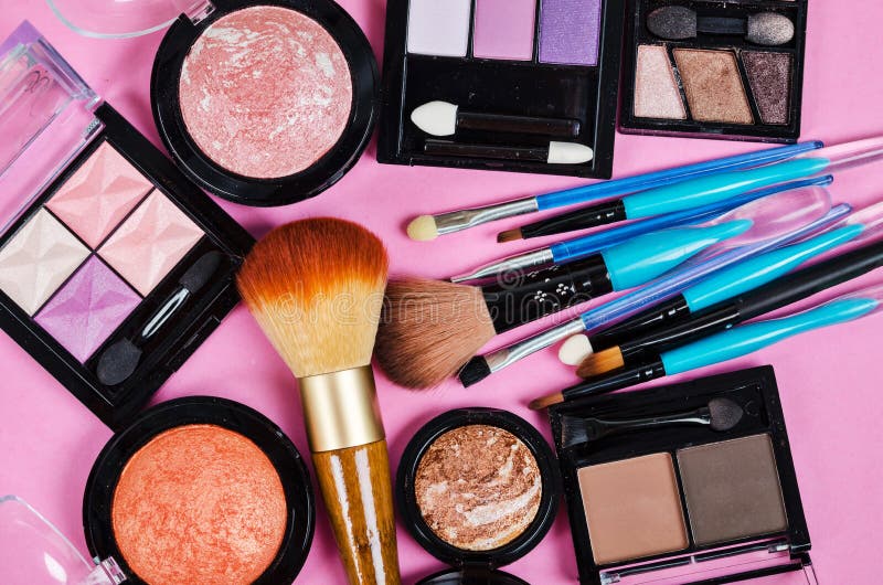 Set of Decorative Cosmetics. Stock Image - Image of collection, fashion ...