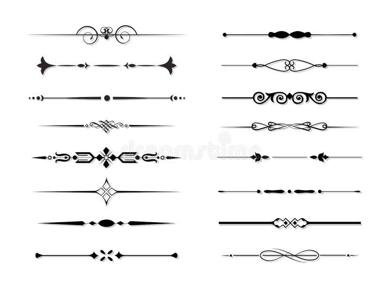 Text Divider Symbols