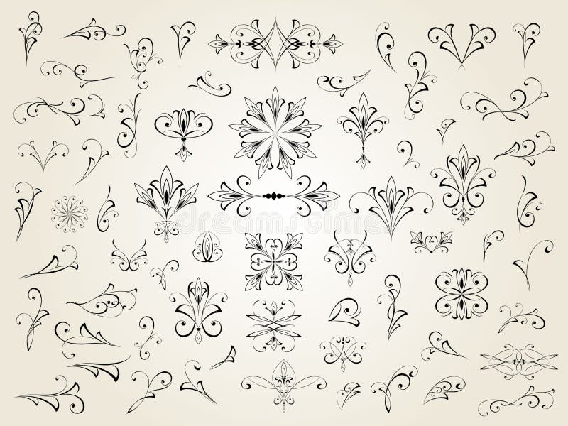 Set of Decorative Elements for Design Isolated, Editable. from the ...