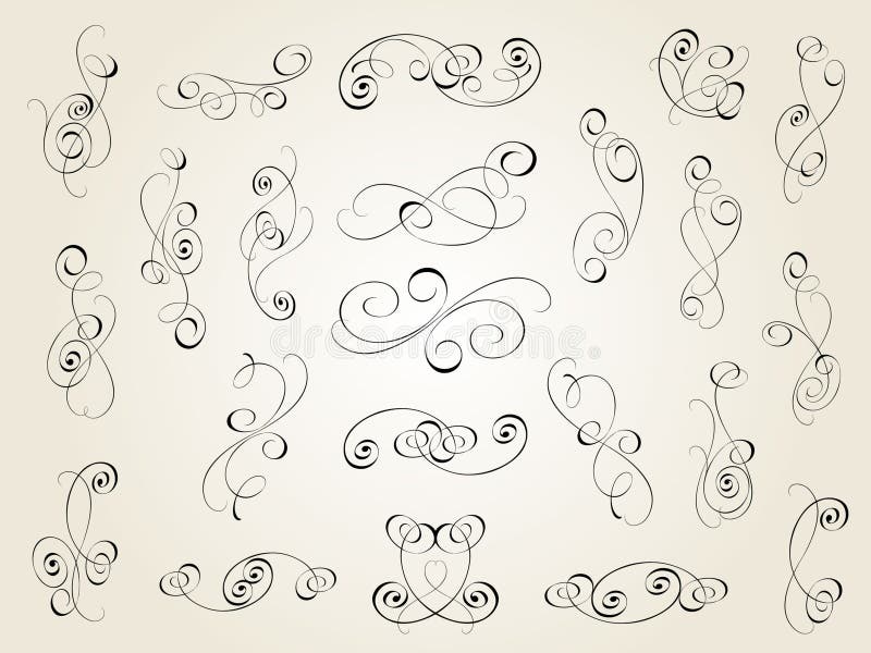 Set of Decorative Elements for Design Isolated, Editable. from the ...