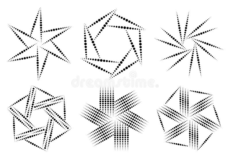 Ornaments Made of Dots. Round Pattern. Stock Vector - Illustration of ...