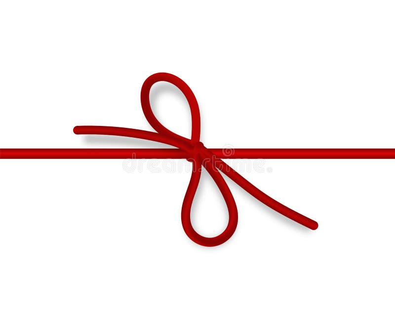 Set of Decorative Platinum String Bow with Horizontal Thin Rope ...