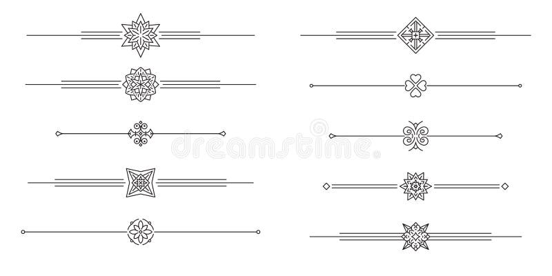 Fancy Line Accent Clipart