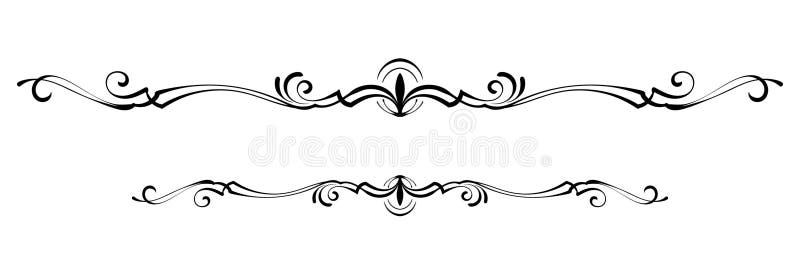 Set of Decorative Vintage Title Frames and Borders Set and Vector ...
