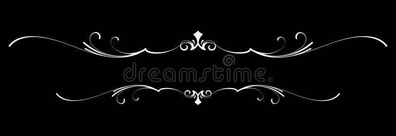 Set of Decorative Vintage Title Frames and Borders Set and Vector ...