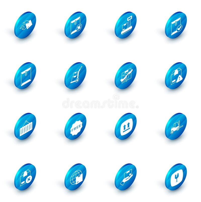 Set Delete Envelope, Scale with Cardboard Box, Envelope and Check Mark ...