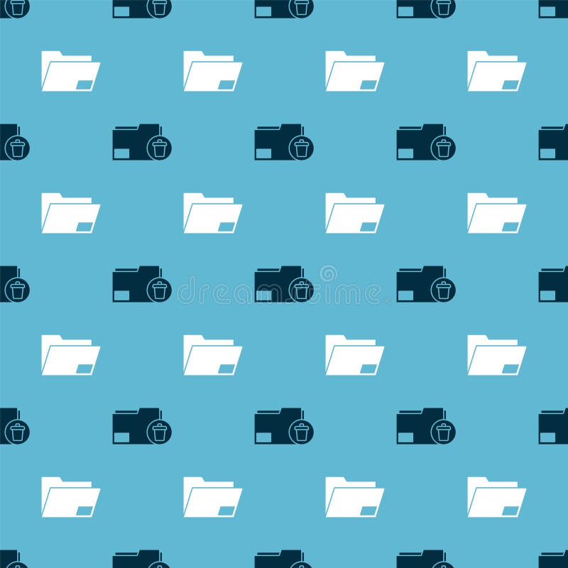 Set Delete Folder and Document Folder on Seamless Pattern. Vector Stock ... Set Delete Folder and Document Folder on Seamless Pattern. Vector Stock ...