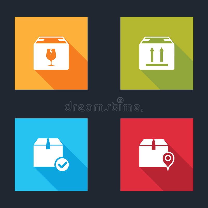 Package and Check List Icon. Delivery and Shipping Design. Vecto Stock ...