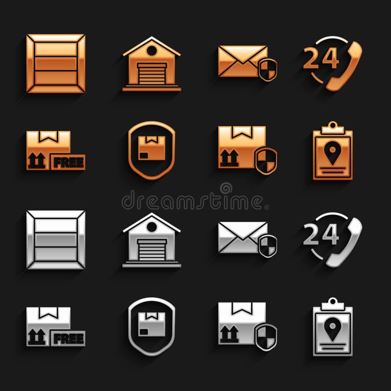 Set Delivery Pack Security with Shield, Telephone 24 Hours Support ...