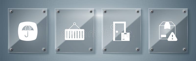 Set Delivery Security with Shield, Home Delivery Services, Container on ...