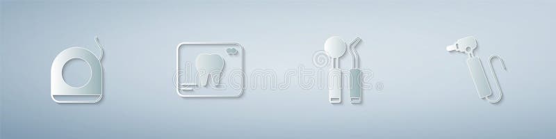 Dental Drill, Mirror and Probe Stock Photo - Image of stainless ...